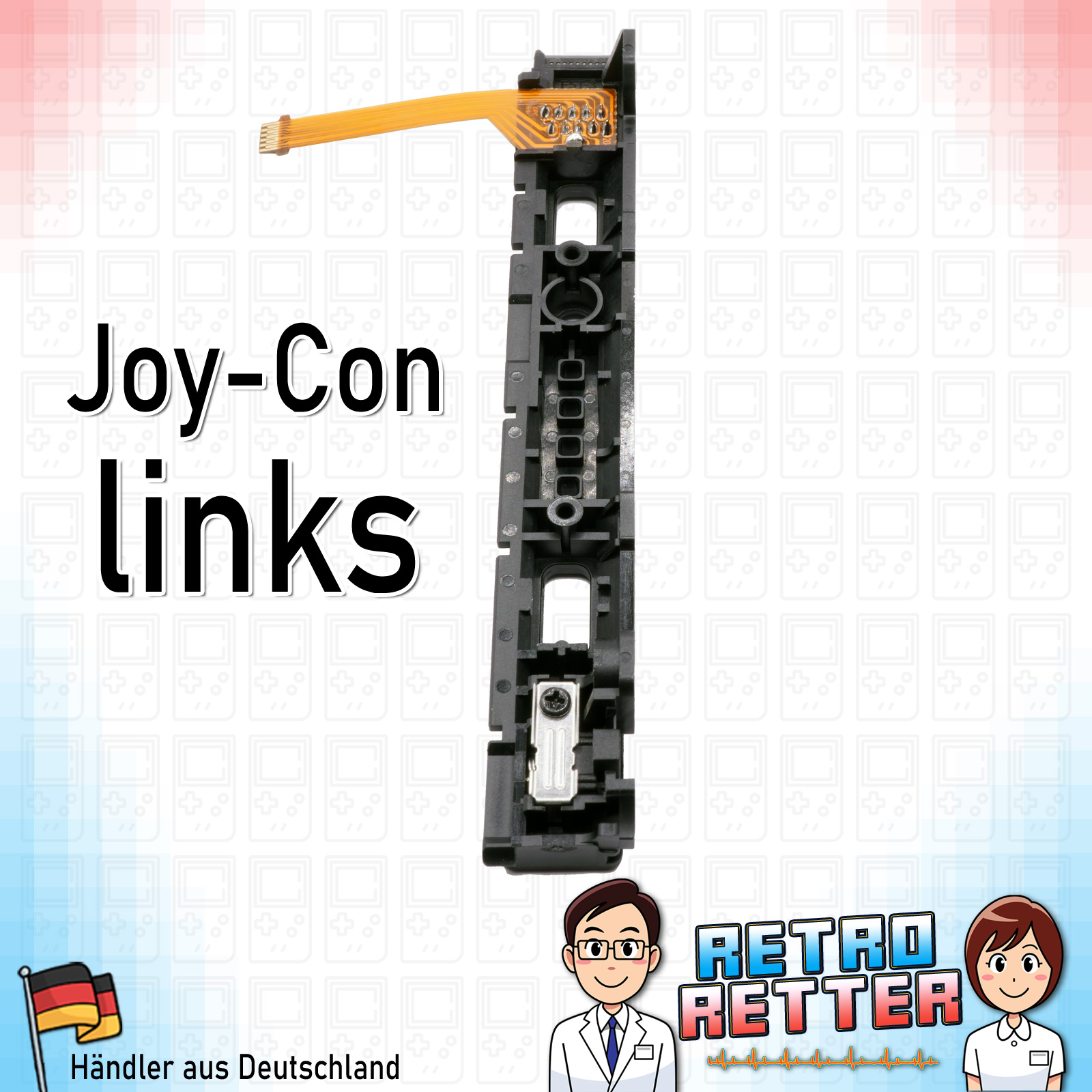 Nintendo Switch Joy-Con Slider Schiene - Links & Rechts + Flex Kabel ...