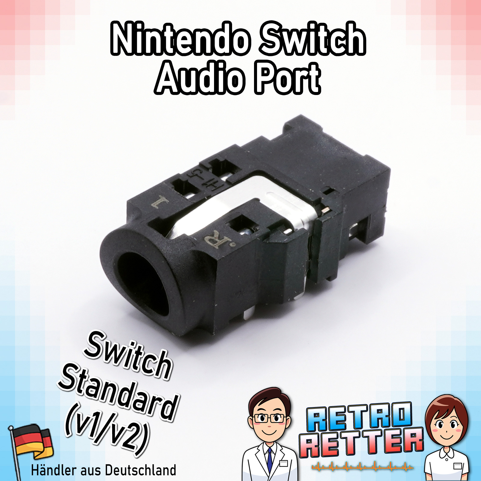 Nintendo Switch Standard & Lite Audio Port - Jack Klinke Kopfhörer ...